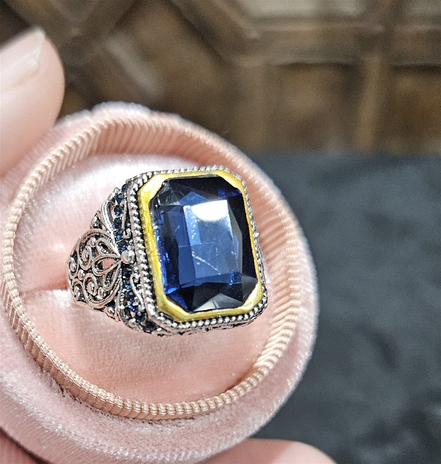 925 Stamped Silver Ottoman Style Ring Auction (0013-2568525) | Grays ...