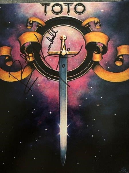 TOTO LEAD SINGER BOBBY KIMBALL SIGNED LP FLAT Auction (0018-2568561 ...