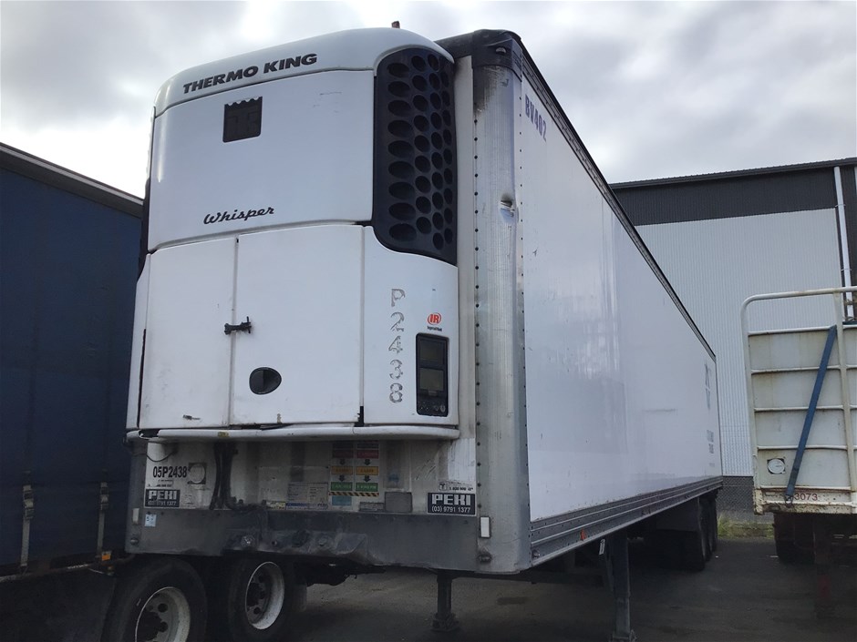 2005 PEKI PKA 3 0.D Triaxle Refrigerated Trailer Auction (0021-5060106 ...