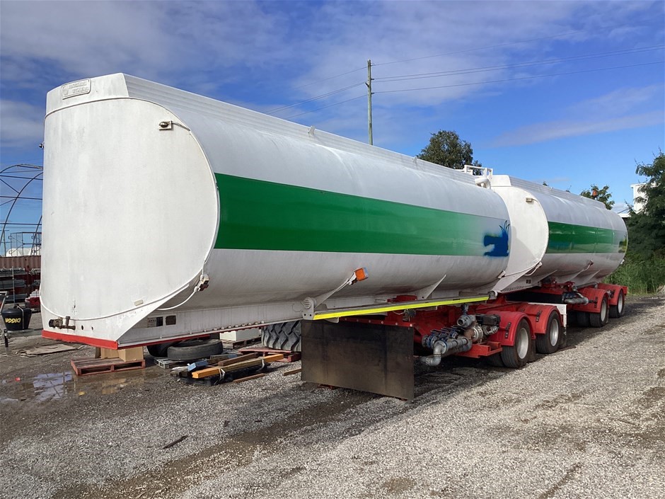 1997 Marshall Lethlean B Double Combination Water Tanker Auction (0007 ...