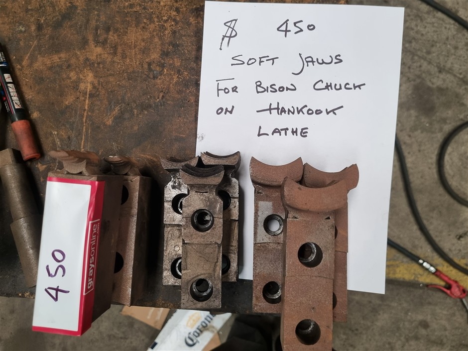 Soft Jaws For Bison Chuck Auction (0450-8020399) | Grays Australia