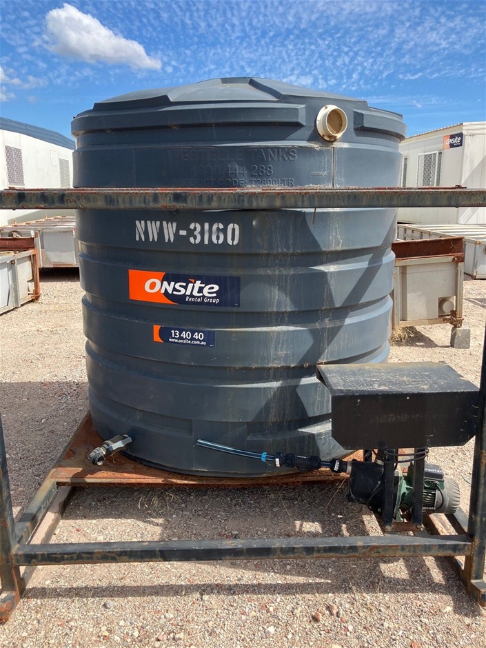 Water Tank - 2,800ltr (Muchea) Auction (0209-9058956) | Grays Australia