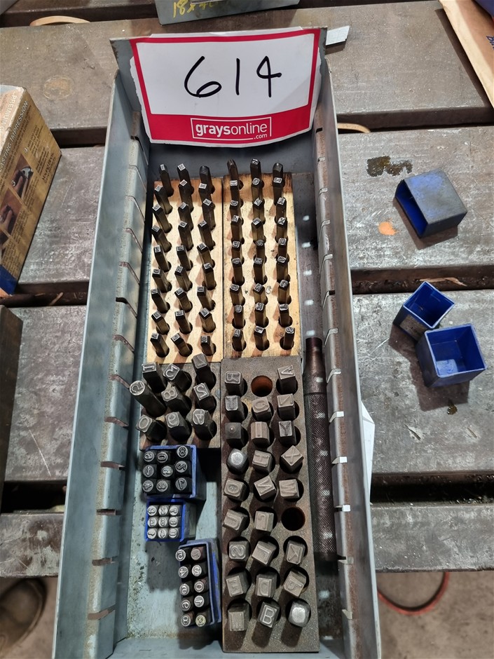 Alphabet And Number Punches/Stamps Auction (0614-8020399) | Grays Australia