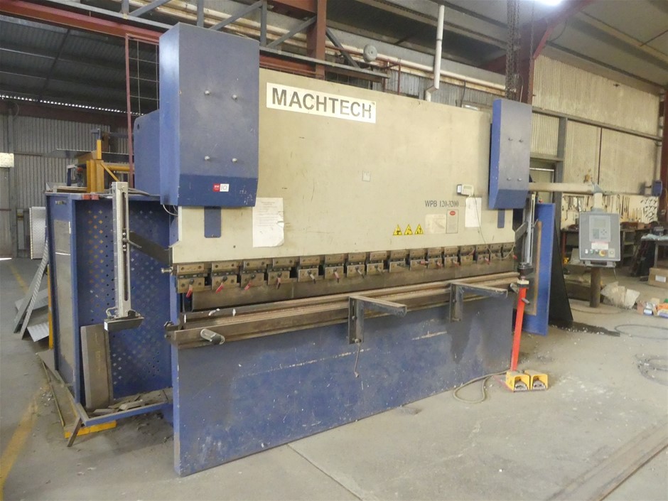 Machtech WPB 120-3200 Brake Press (120 Ton) Auction (0010-5060038 ...