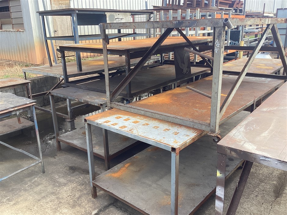 6x Workshop Tables Auction (0125-7057873) | Grays Australia