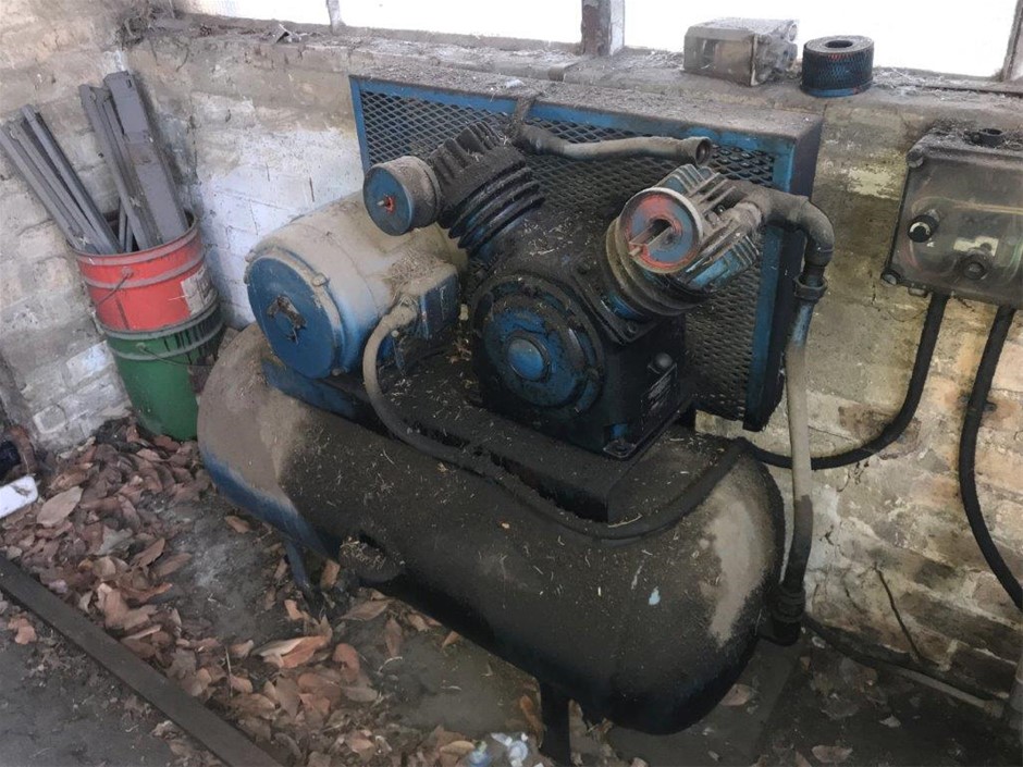Electric 2 Cylinder Air Compressor Auction (0012-3033665) | Grays Australia