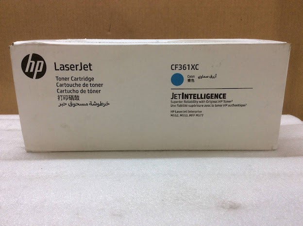HP CF361XC Cyan LaserJet Toner Cartridge New Auction (0022-2569107 ...