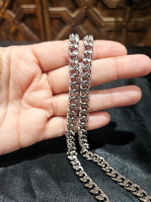 Italy PT950 Gold Filled Cuban Chain stamped(18K/Italy)-50cm Auction ...