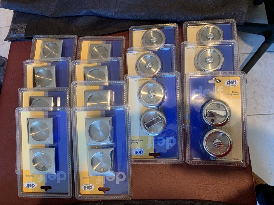 New in Packaging Delf Recessed Privacy Assembly, Quantity 6 Auction ...