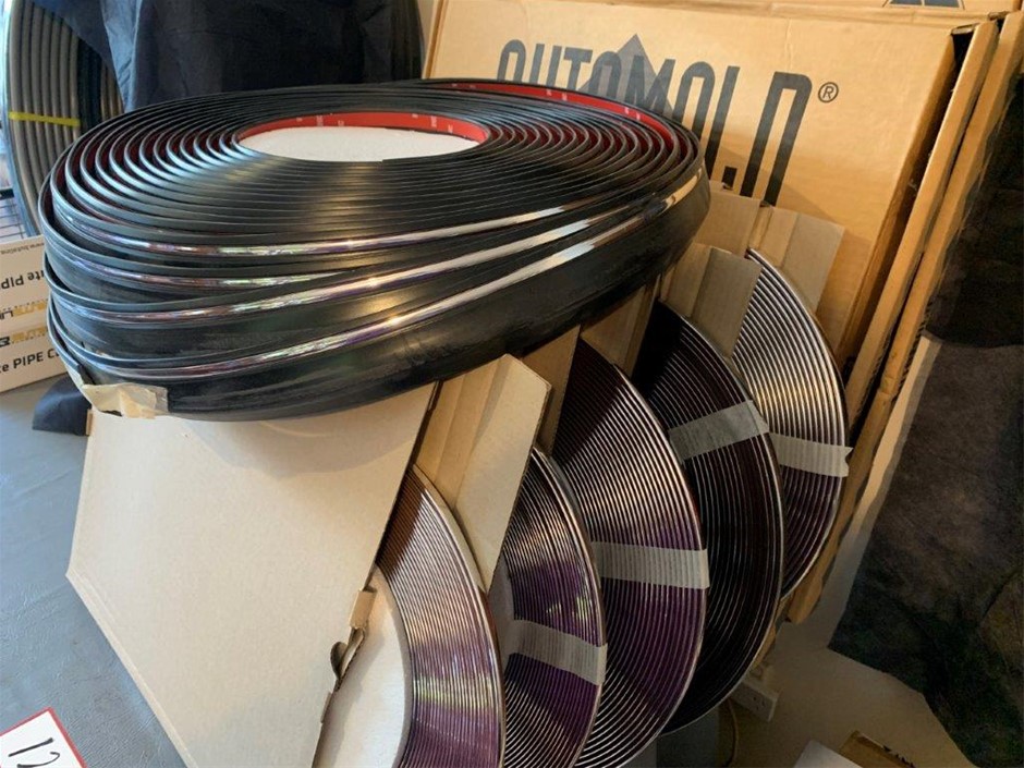 Automould, Chrome & Black, Chrome 8mm to 20mm, Black 20M Auction (0012 ...