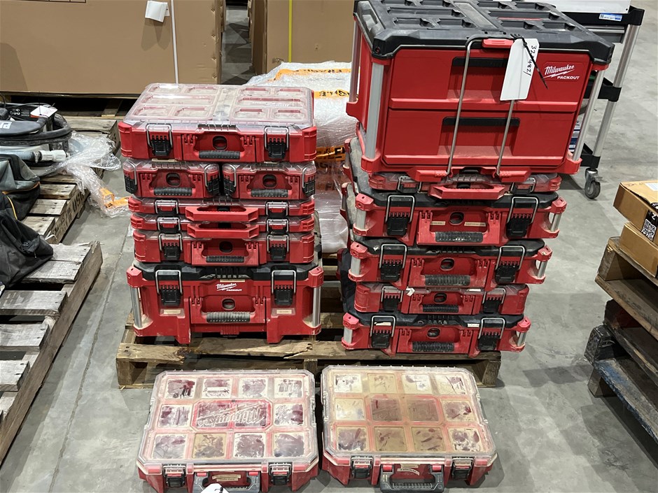 Milwaukee PACKOUT Organiser and PACKOUT Compact Organiser Toolboxes ...