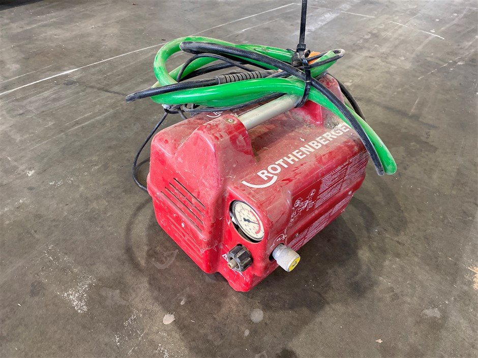 Rothenberger RP Pro 2 Water Pressure Tester Auction (0038-8020422 ...