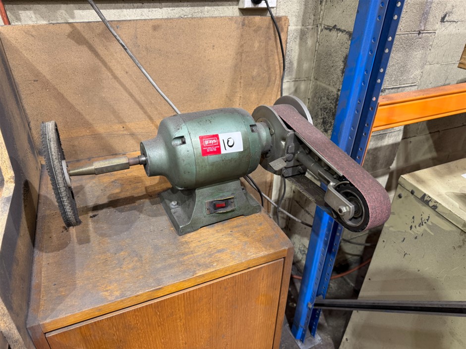 Double-Ended Bench Grinder, With Attachments Auction (0010-5059995 ...