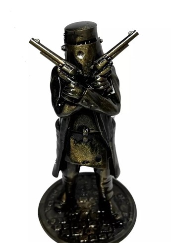 Ned Kelly Twin Guns Ornament Statue Weight 550grams Solid 26cm in Hight ...