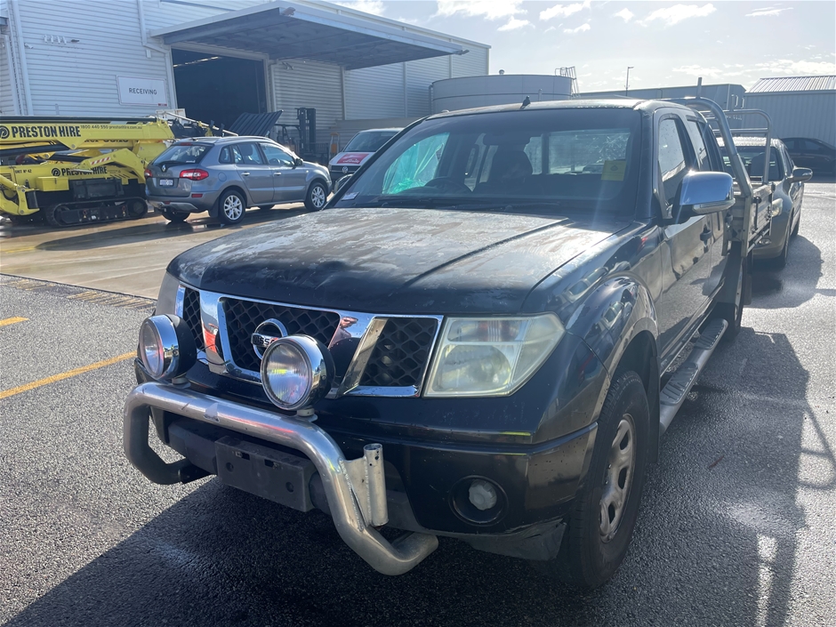 2009 Nissan Navara ST-X 4X4 DOUBLE CAB D40 Manual Dual Cab Auction ...