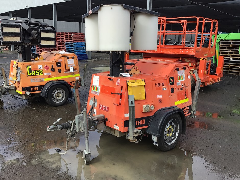 2014 Powerlite SMC-TL90 Single Light Tower Trailer Auction (0046 ...