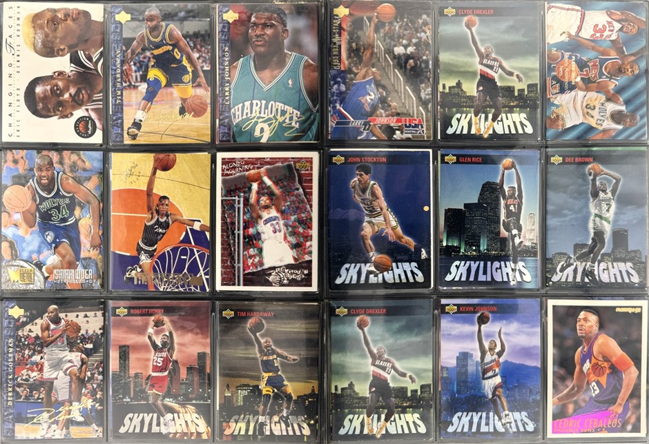 VINTAGE BASKETBALL TRADING CARDS (INCLUDING EARLY RODMAN & FLOYD CARD ...