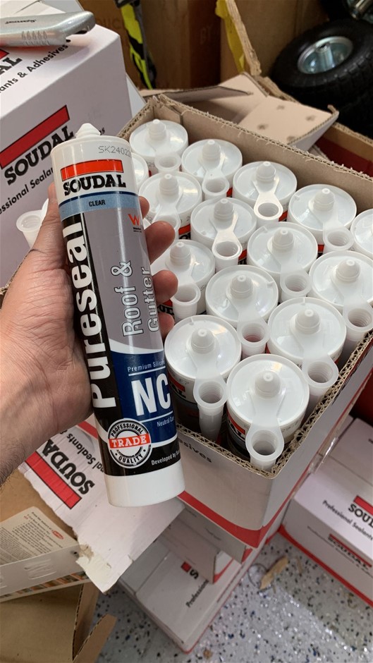 Soudal Pure seal Roof And Gutter Silicone, Clear 300Ml 132663 (Box Of ...