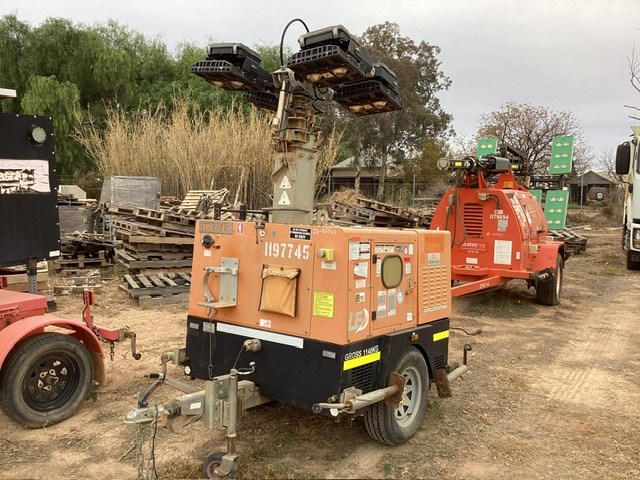 2010 All Light MLLED144K-9 Single Light Tower Trailer Auction (0086 ...