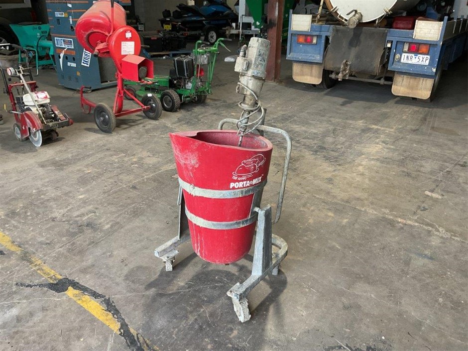 Porta-Mix Mega Hippo Portable Mixer Auction (0047-3033987) | Grays ...
