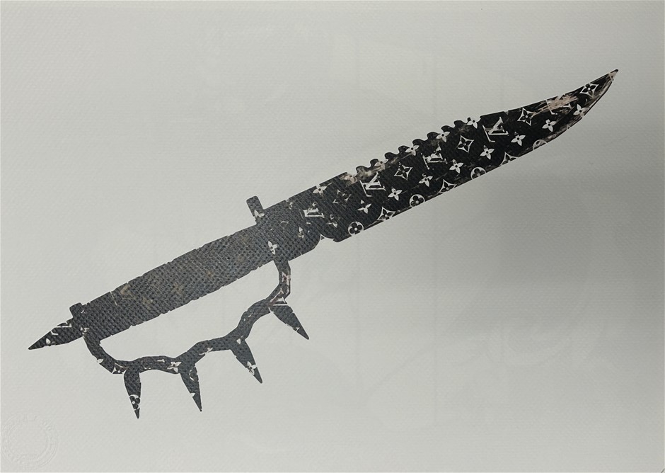 Death NYC Signed Street Art Print "Dagger/LV style" Artist Proof ...