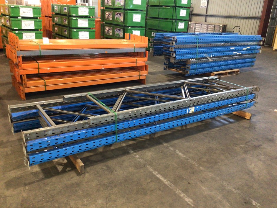 Qty of Dexion Pallet Racking & Particle Board Shelving Auction (0056 ...