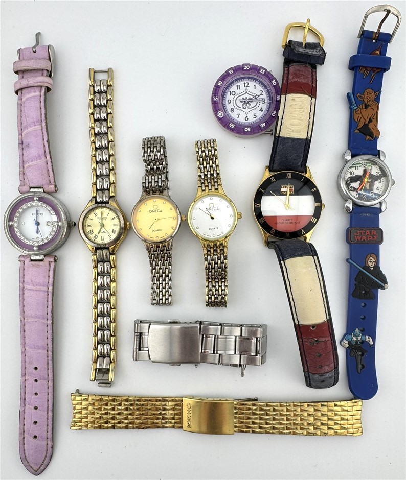 A BULK LOT OF VARIOUS VINTAGE AND RETRO WATCHES Auction (0001-2572333 ...