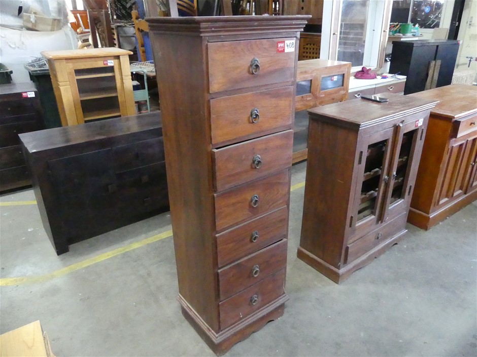 Slim Line Chest Of Drawers Auction (0408-5060217) | Grays Australia