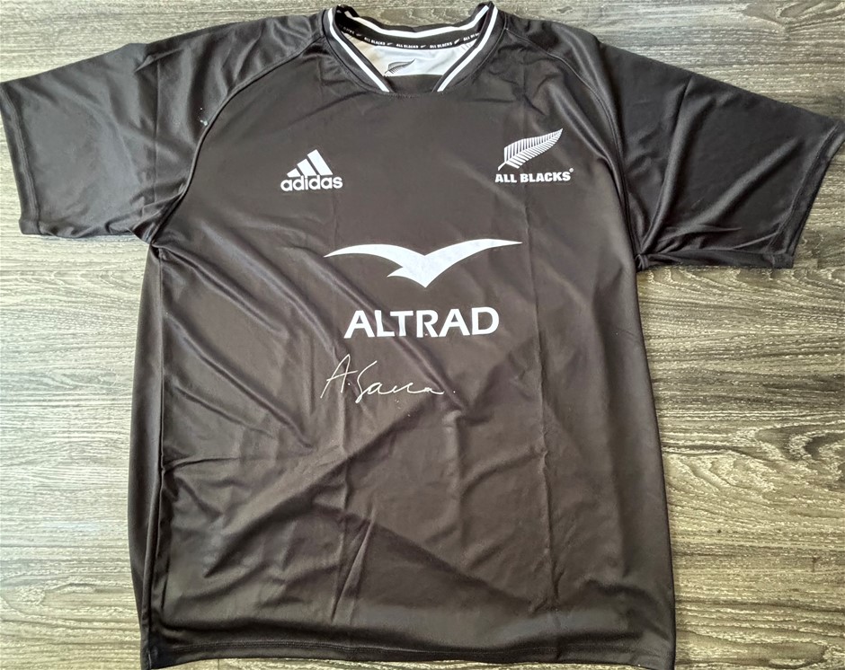 NZ ALL BLACKS STAR ARDIE SVEA SIGNED JERSEY Auction (0005-2570800 ...
