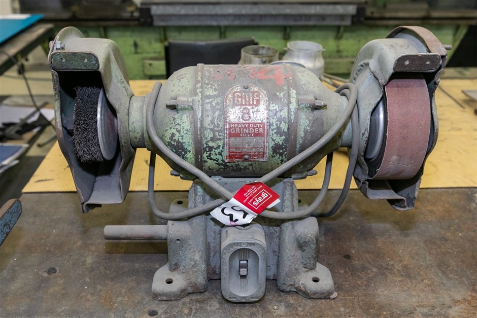 GMF 8" Bench Mount Double Ended Grinder Auction (0053-5060131) | Grays ...