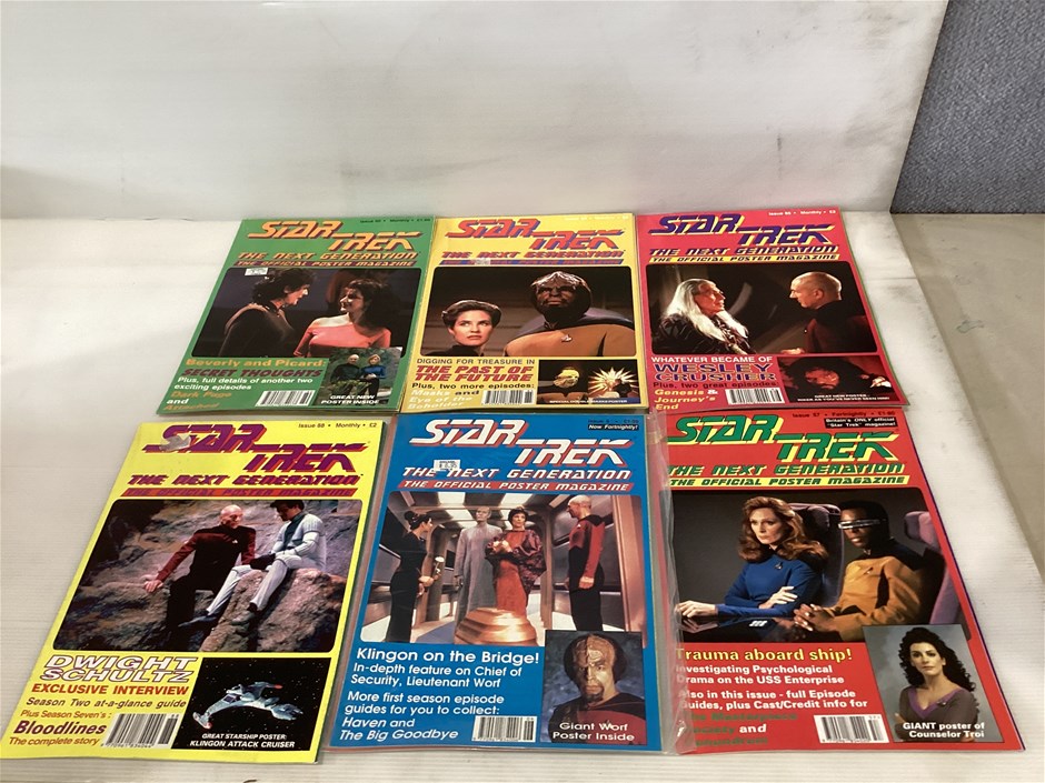Star Trek Magazine’s, Various Other Magazines, Qty x 1 Box Auction ...