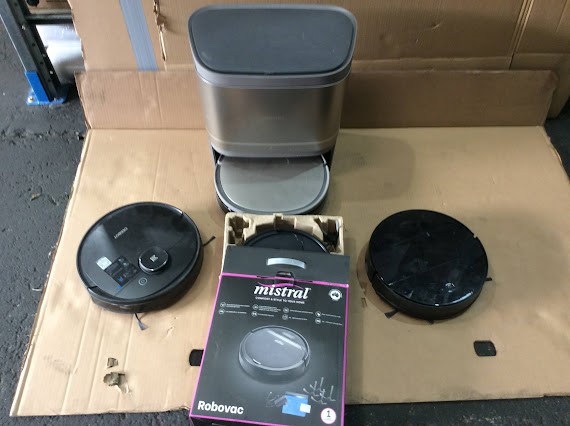 Philips/Mistral Robovac Mixed Brand & Robot Vacuum Cleaner (Lot of 4 ...