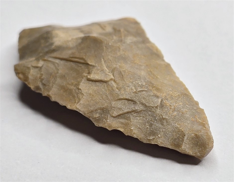 10,000 YEAR OLD NEOLITHIC FLINT - EX ROCHESTER MUSEUM COLLECTION ...