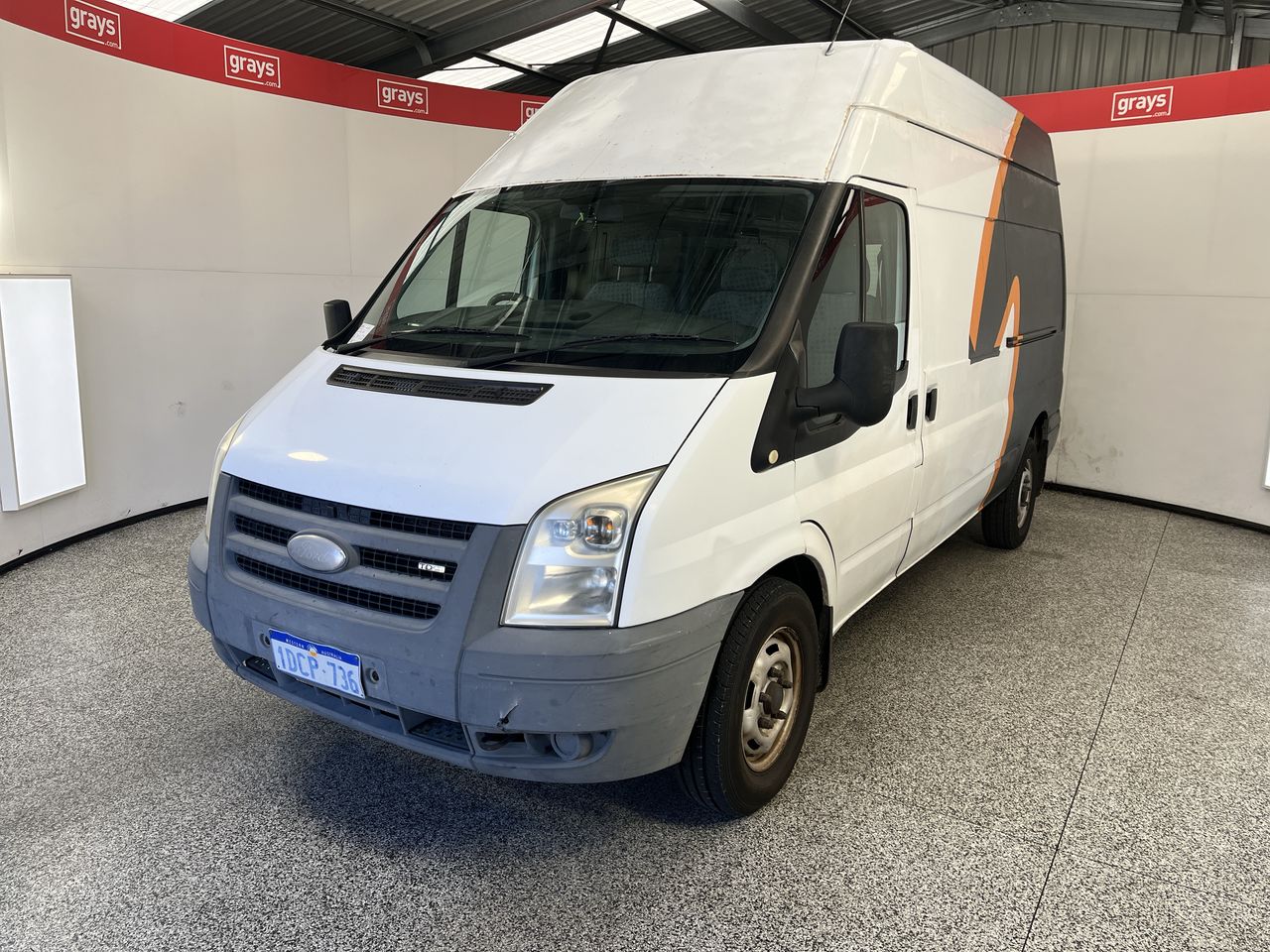 2008 Ford Transit LWB RWD HIGH ROOF VM Turbo Diesel Manual Van Auction ...
