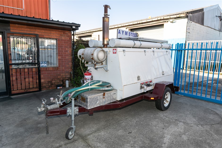 EMS Trailer Mount Service Station Fuel Vapour Extractor System Auction ...