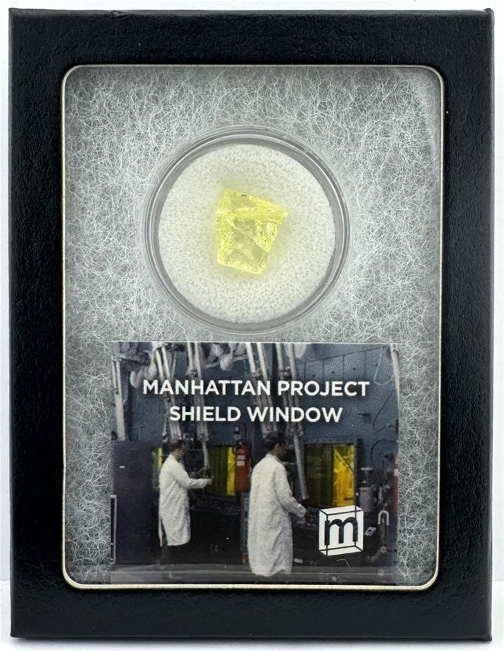 MANHATTAN PROJECT SHIELD WINDOW FRAGMENT Auction (0001-2572014) | Grays ...