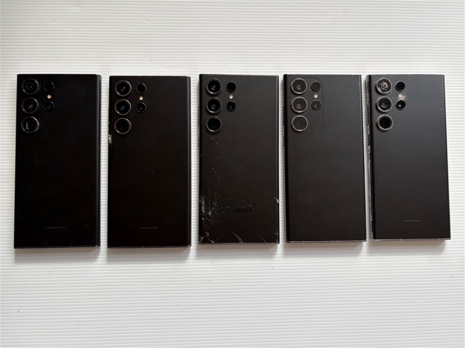 Samsung Galaxy S23 Ultra 256GB - For Parts (Lot of 5) Auction (0006 ...