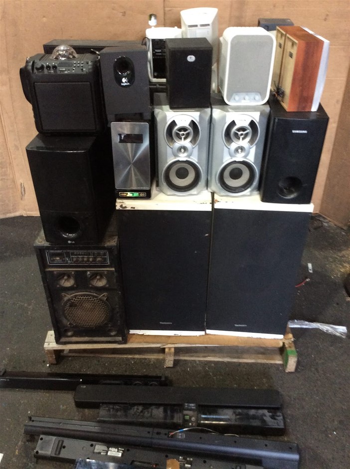 Mix Brand Mix Model Subwoofer + Speaker System Auction (0002-2571352 ...