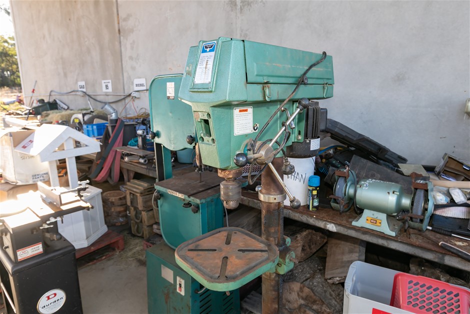 SHER Power Tools APD612 Pedestal Drill Press Auction (0034-5060521) | Grays Australia