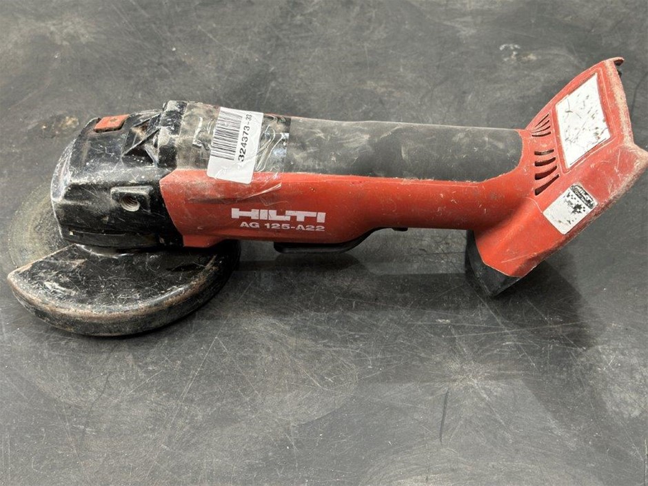 HILTI AG 125-A22 Cordless Angle Grinder (skin-only) Auction (0075 ...