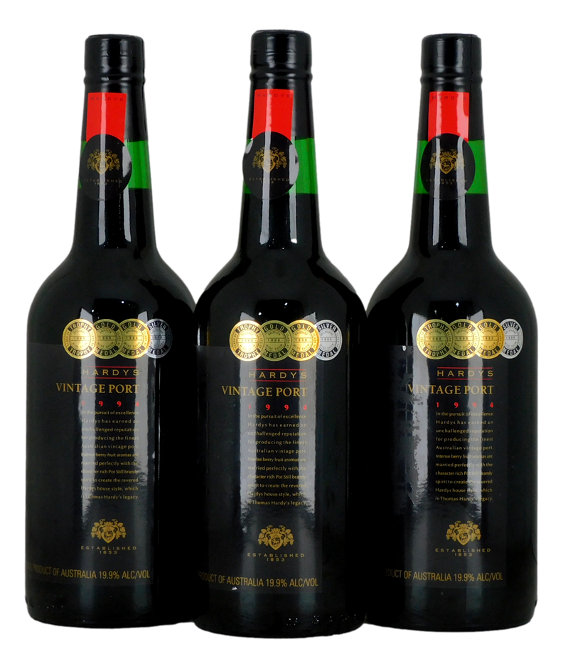 Hardys Vintage Port 1994 (3x 750mL). Auction (0079-10738268) | Grays ...