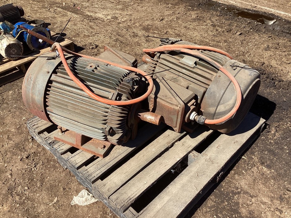 Teco 37kW Electric Motor x2 Auction (0015-7059128) | Grays Australia