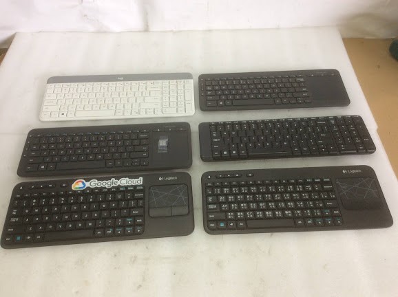 Logitech/Microsoft Mixed Brand and Model Keyboard (Lot of 6) Auction ...