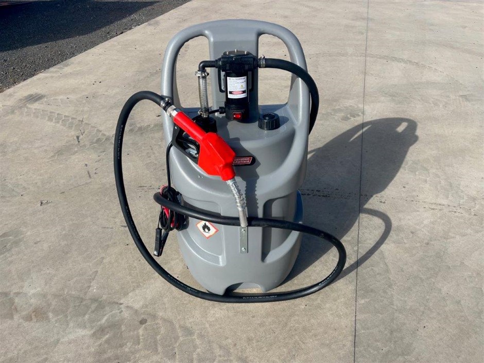 2025 75L Portable Fuel Tank with 12V DC Pump (Unused) Auction (0004 ...