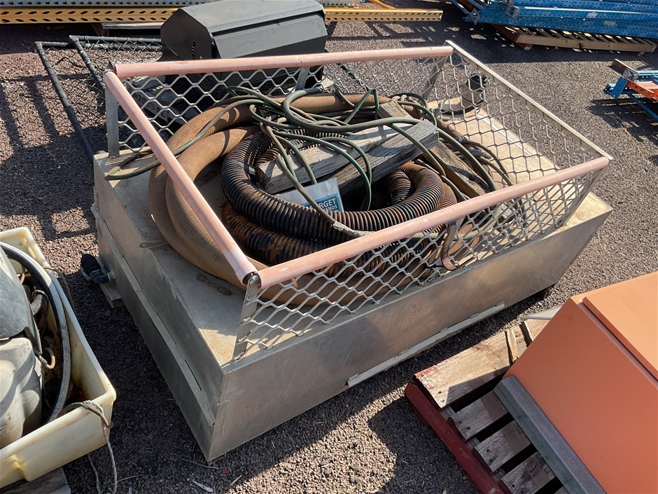 Aluminium Tank with Cage of Hoses Auction (0005-8020945) | Grays Australia