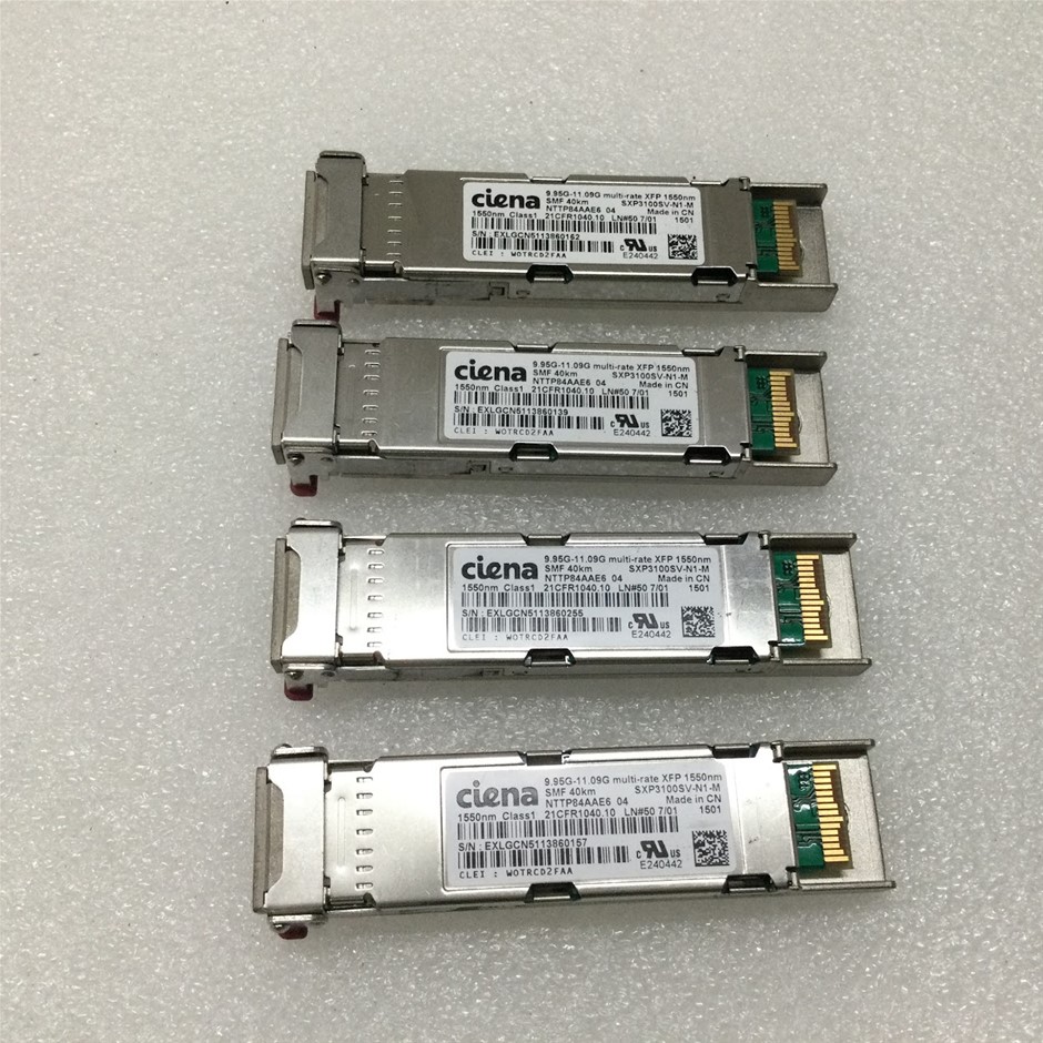 Ciena SXP3100SV-N1-M XFP Optical Module (Lot of 4) Auction (0009 ...
