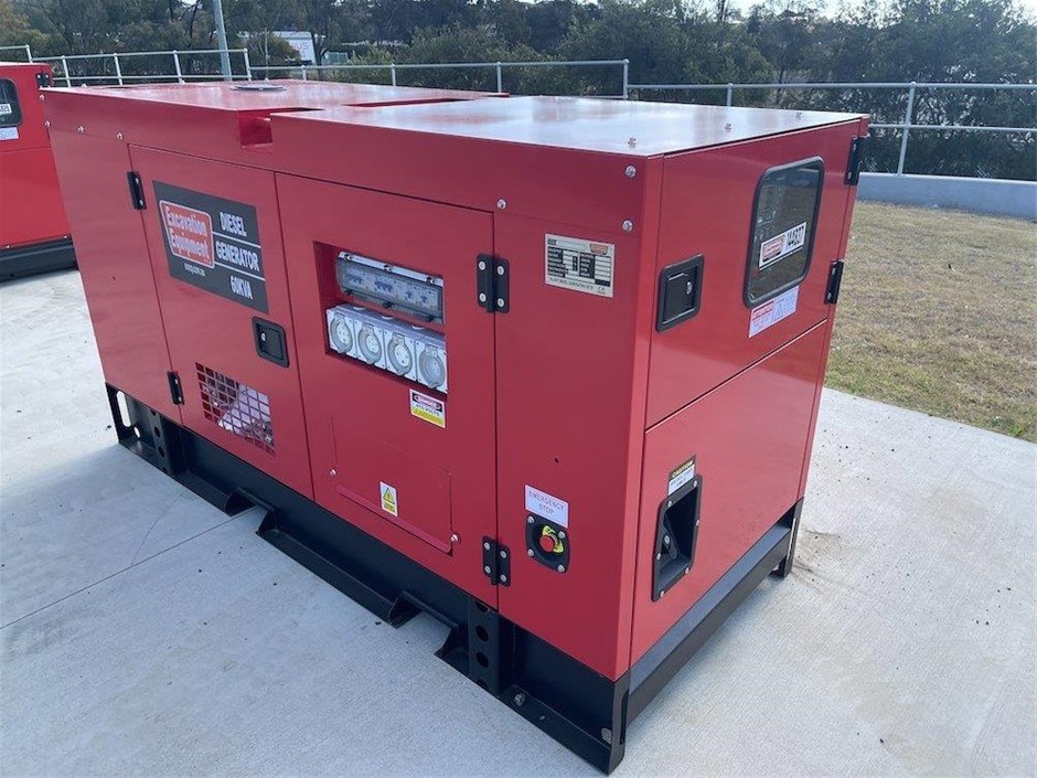 2025 Silenced 60kVA Generator (Unused) Auction (0001-7059713) | Grays ...