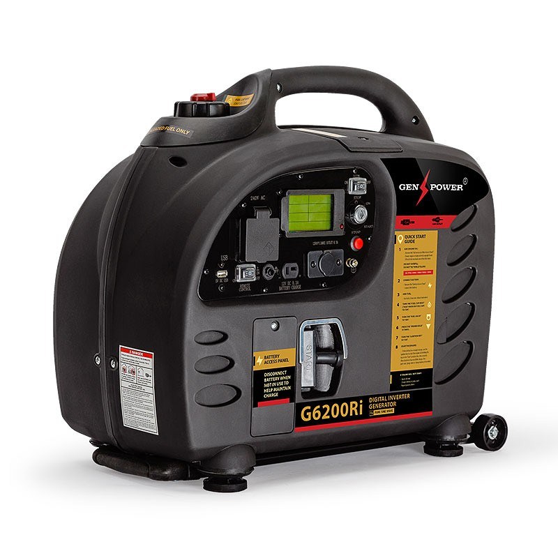 Buy 4.4kVA/ 4kW Black Petrol Inverter Generator | Grays Australia