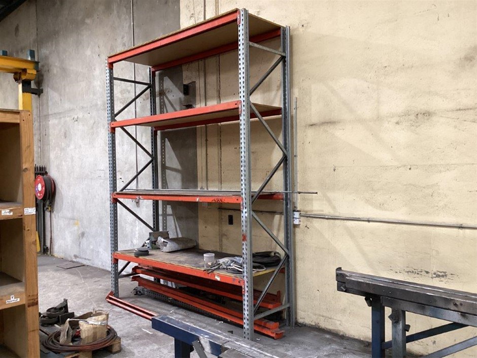 Single Bay of Steel Pallet Racking Auction (0107-3035022) | Grays Australia
