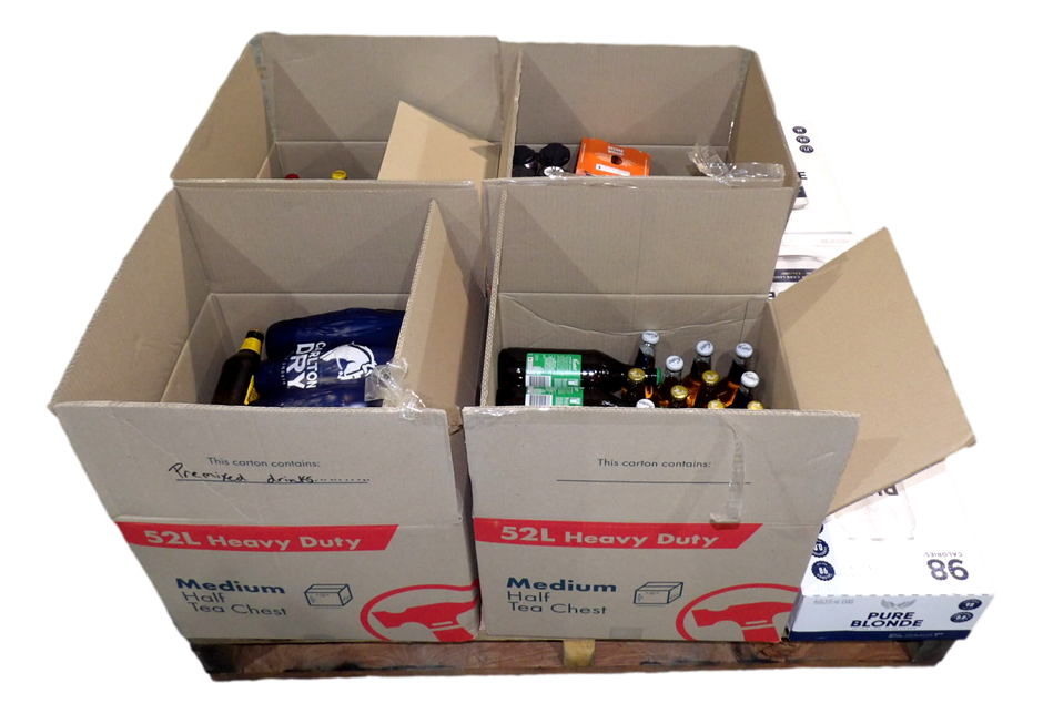 Pallet of Approx. 318 Bottles & Cans of Assorted Beer Auction (0002 ...